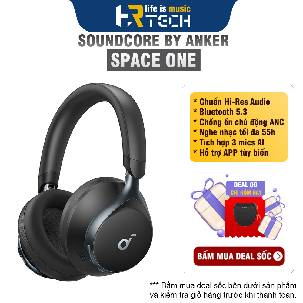 Tai Nghe Không Dây Chụp Tai Anker Soundcore Space One A3035 Hi-Res Audio Chống Ồn Chủ Động ...