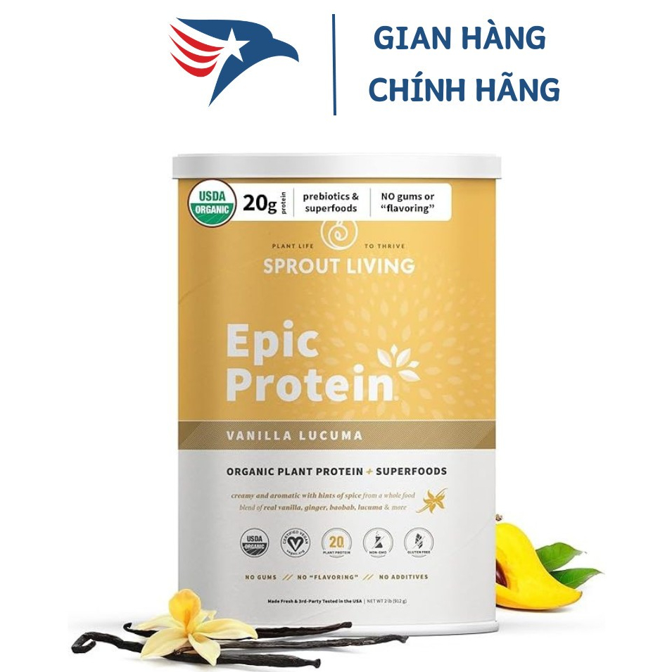 Đạm thực vật tốt nhất thế giới Forbes bình chọn Epic Protein : 920g ...