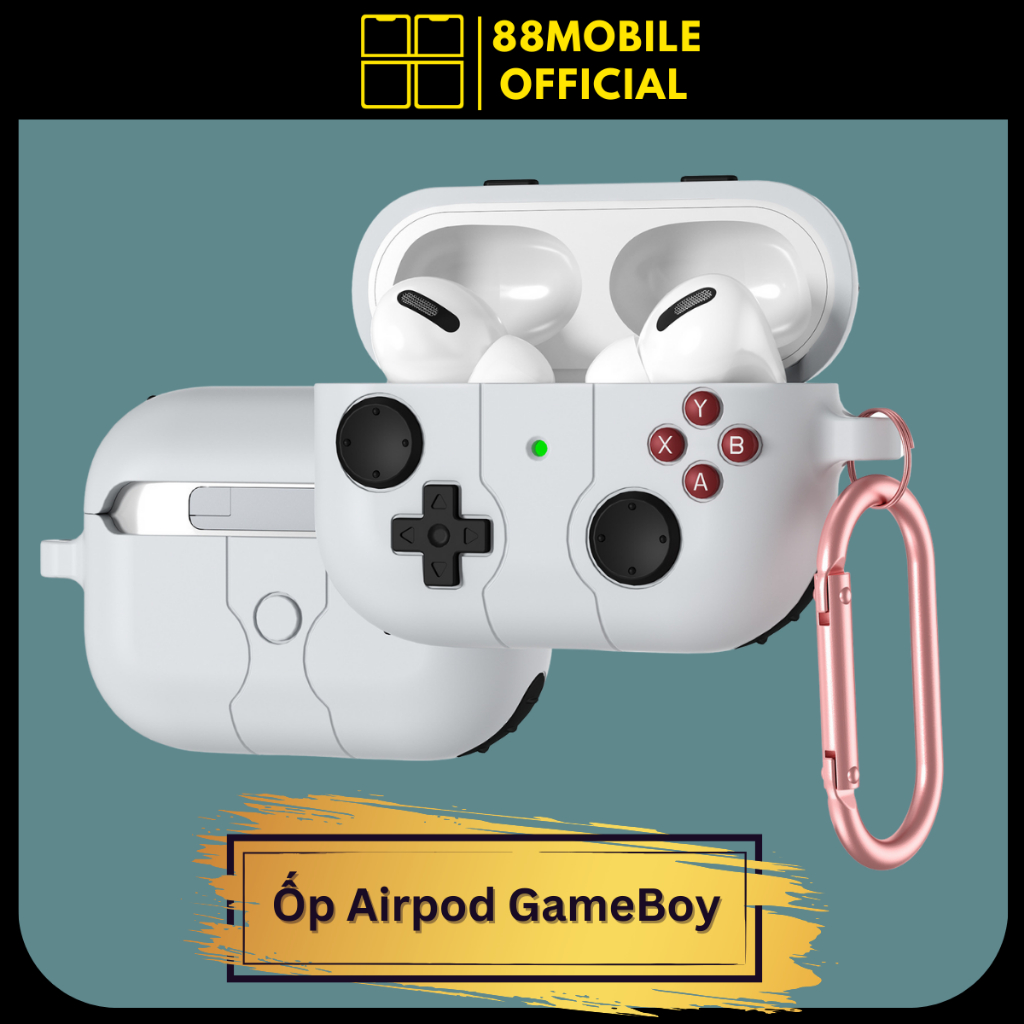 Vỏ Ốp Airpod GameBoy 2 3 Pro 2 vỏ case cao cấp chống sốc bảo vệ tai ...
