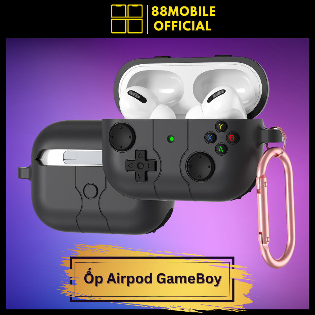 Vỏ Case Airpod GameBoy 2 3 Pro 2 vỏ case cao cấp chống sốc bảo vệ tai ...