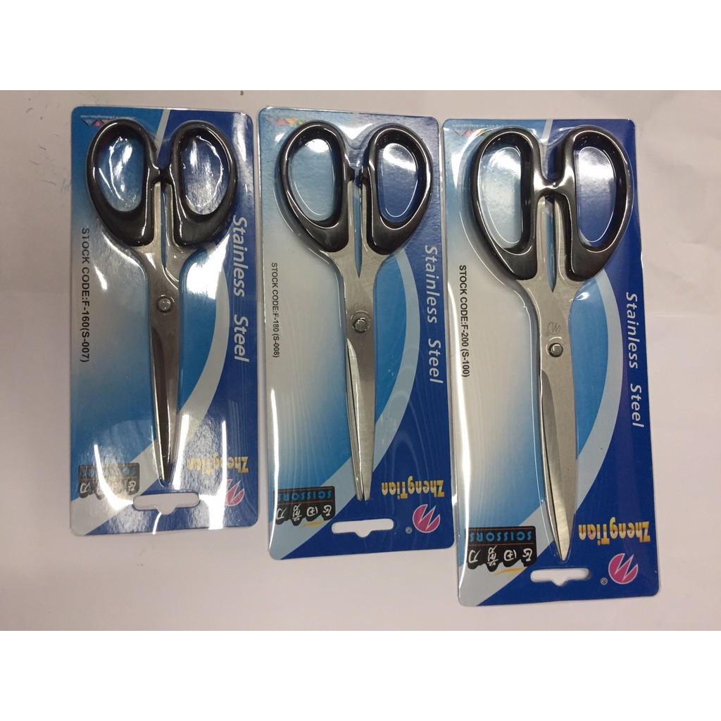 Kéo văn phòng, kéo cắt giấy S007-S008-S100 siêu sắc đủ size | Shopee ...