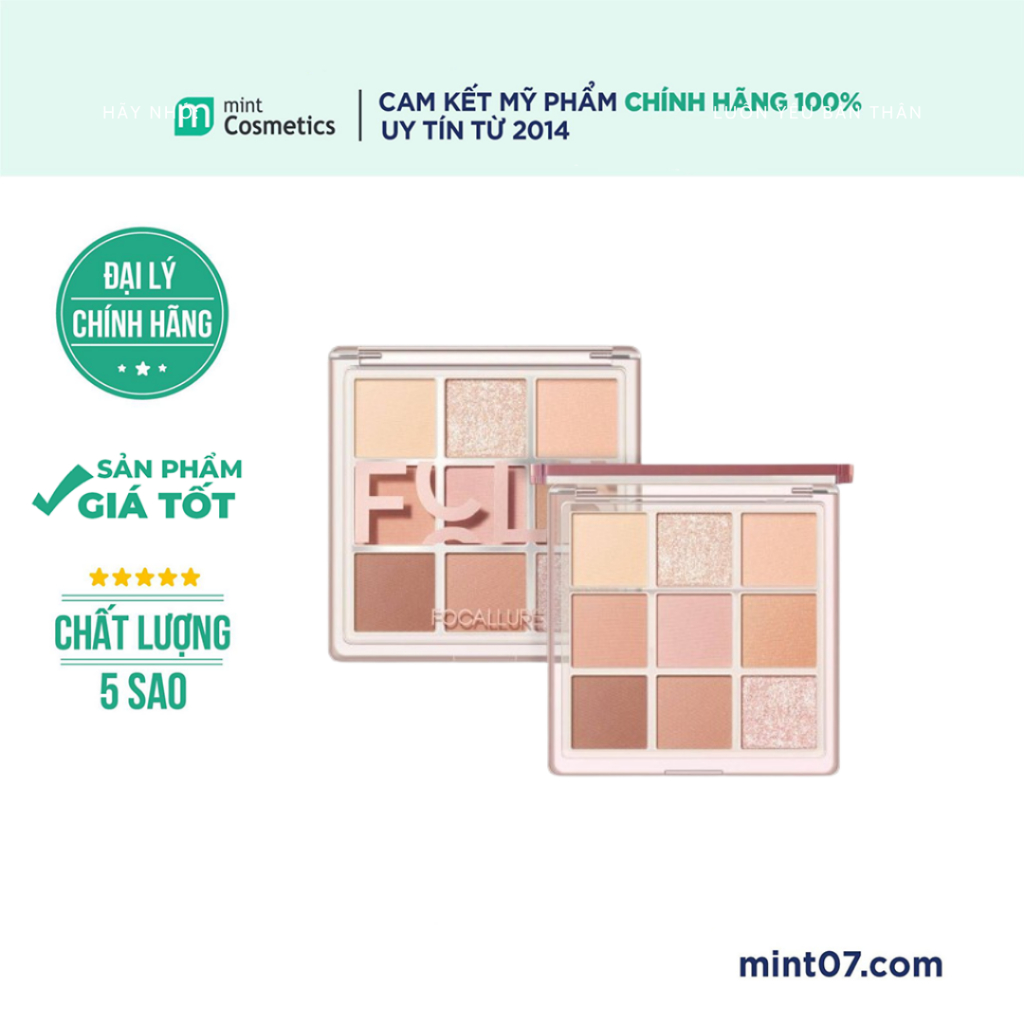 Bảng Mắt Focallure 9 Ô Soft Glam Eyeshadow Palette FA-E01 | Shopee Việt Nam