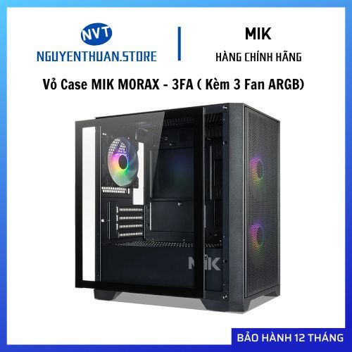 Vỏ Case MIK MORAX - 3FA ( Kèm 3 Fan ARGB) - Hàng Chính Hãng BH 12 Tháng | Shopee Việt Nam