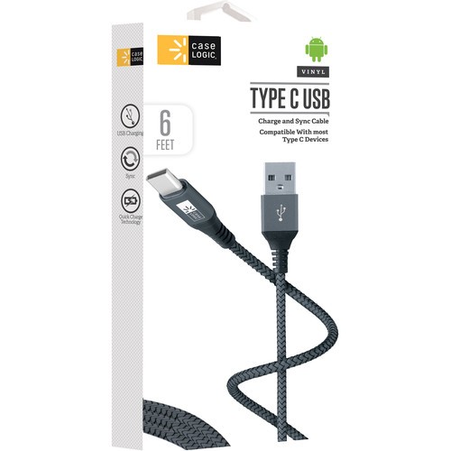 Dây Sạc Nhanh USB Type C Case Logic - Hàng Walmart Mỹ - Dài 1.8M - Bọc ...
