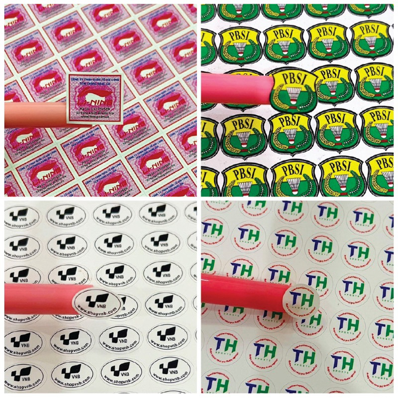 Tem chống giả vợt cầu lông Li-ning , PBSI ,Vnb giá rẻ tận xưởng ...