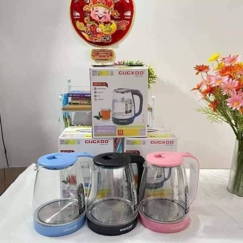 Ấm siêu tốc thủy tinh CUCKOO ST-16 Hàn Quốc 1500W 2Lít | Shopee Việt Nam