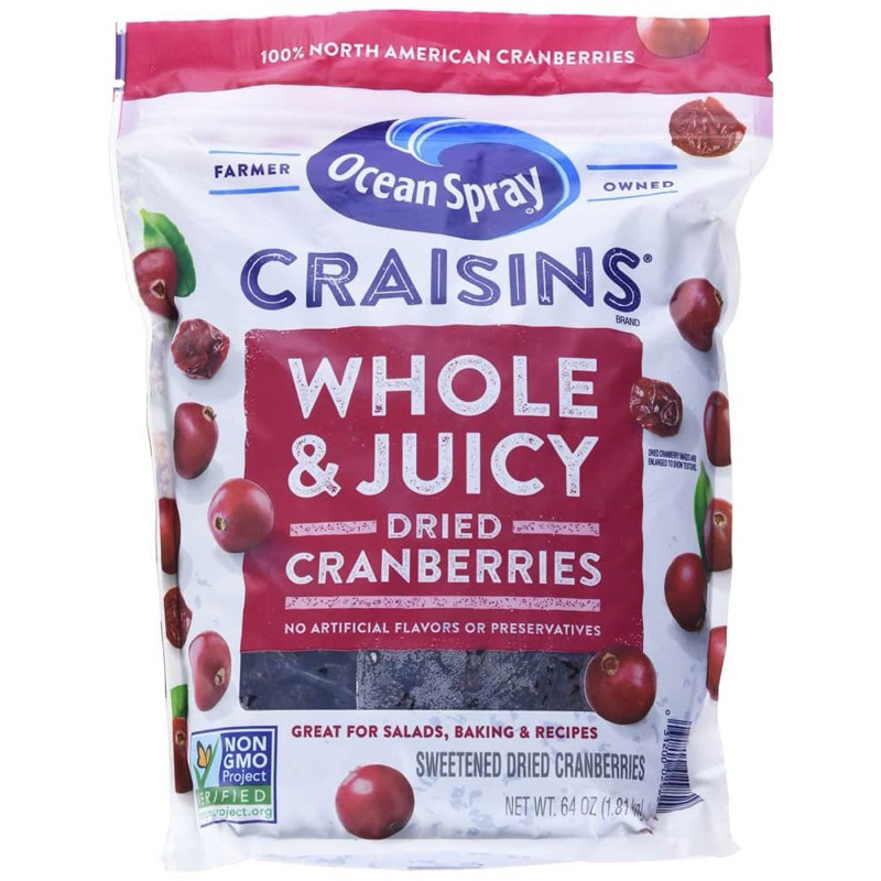 NAM VIỆT QUẤT SẤY KHÔ OCEAN SPRAY CRAISINS WHOLE DRIED CRANBERRIES 1 ...