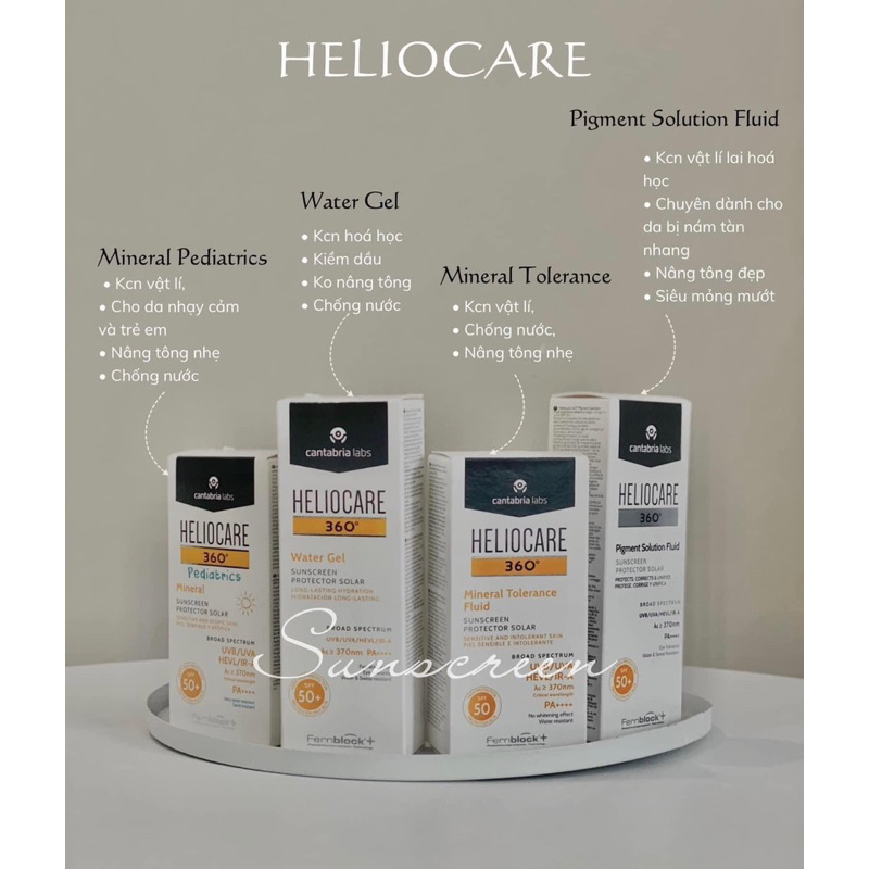 Kem Chống Nắng Helio Care | Shopee Việt Nam