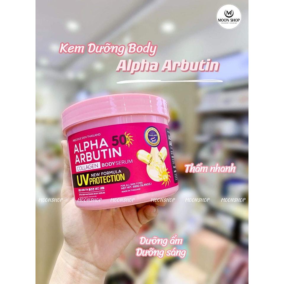 BODY ALPHA ARBUTIN COLLAGEN SERUM 500G | Shopee Việt Nam