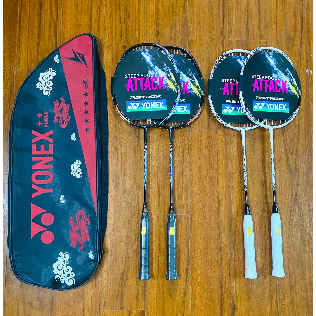 VỢT ĐÔI YONEX ATTACK-ASTROX-POWER 2024, TẶNG KÈM 2 CUỘN QUẤN CÁN VỢT ...