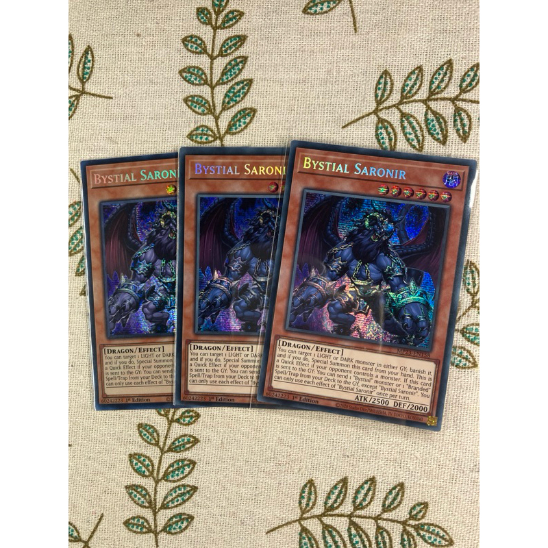 [LiLy_Yugioh] Lá bài Bystial Saronir - MP23-EN158 - Prismatic Secret ...