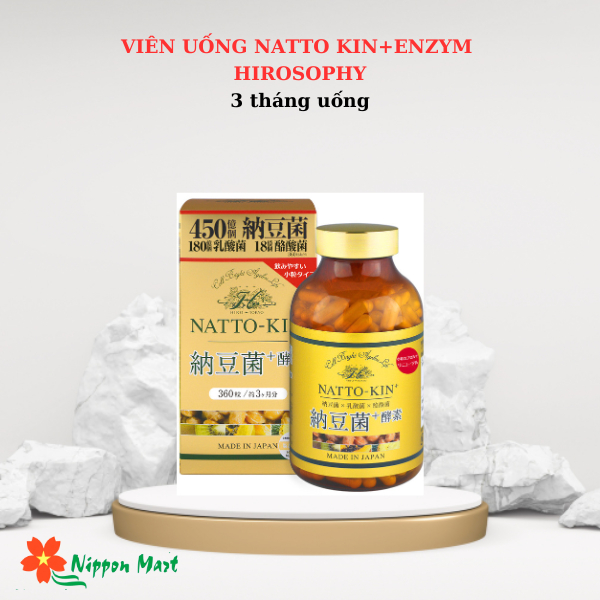 Viên uống NATTO KIN + ENZYM HIROSOPHY | Shopee Việt Nam