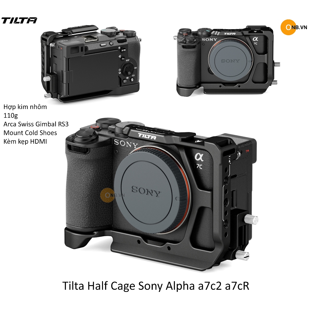 Tilta Half Cage Sony Alpha a7c2 a7cR Black | Shopee Việt Nam