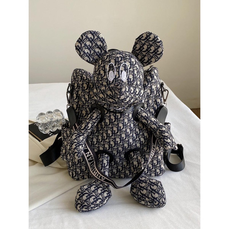 Ba lô mickey kim sa ( có dây đeo chéo ) hàng QC cao cấp l1 | Shopee ...