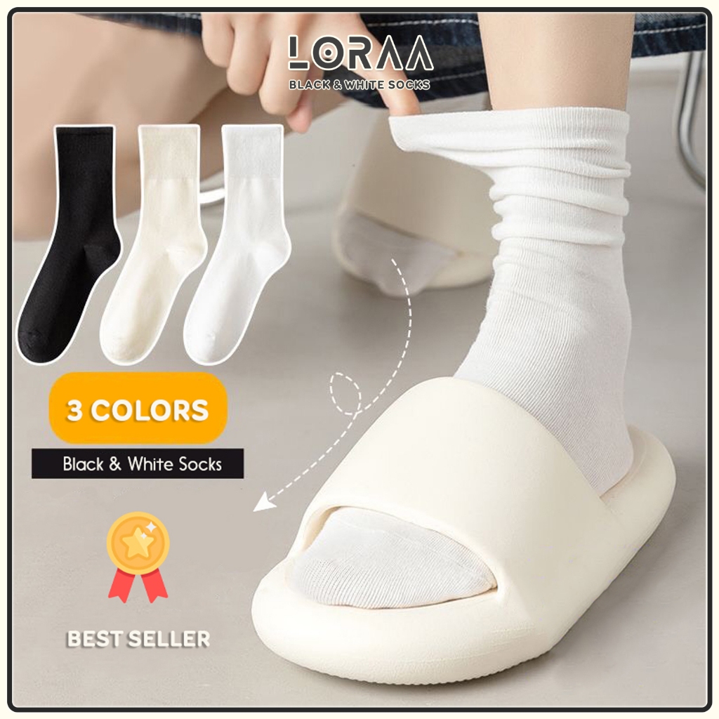 Tất cổ cao phong cách Vintage Hàn Quốc, tất vớ nữ đẹp cotton mền mịn ...