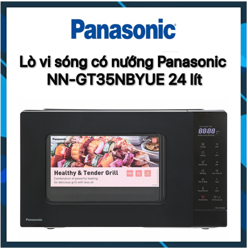 lò vi sóng panasonic NN-GT35NBYUE 24 lít hàng 100% chính hãng | Shopee ...