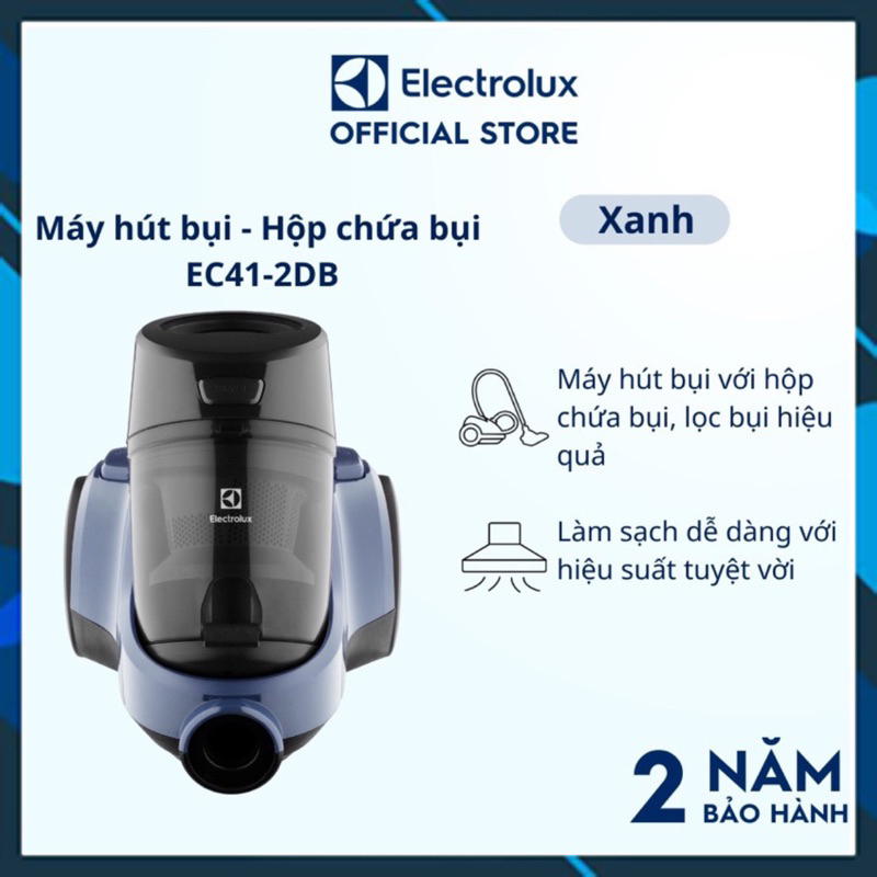 Máy hút bụi dạng hộp Electrolux EC41-2DB - 2000w hàng chính hãng | Shopee Việt Nam