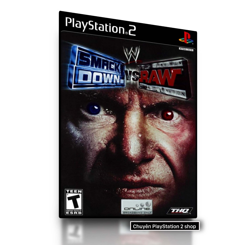 Đĩa game PS2, WWE SmackDown! vs. Raw (Đô vật) cho máy game PS2 | Shopee ...