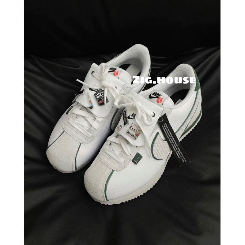 Giày N Cortez Trắng Xanh Lá | Shopee Việt Nam