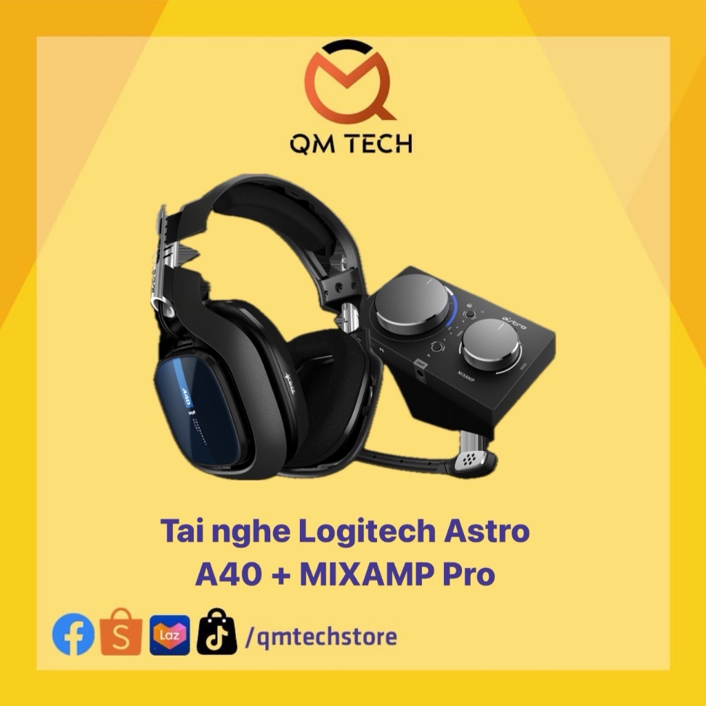 [NEW] Tai Nghe Gaming có dây Logitech ASTRO A40 TR + MIXAMP PRO TR ...