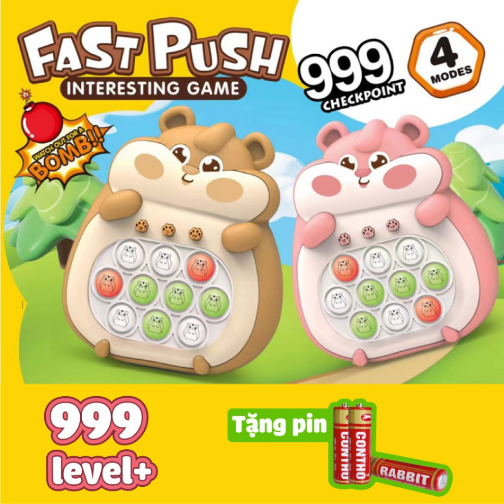 Popit cho bé, bop it điện tử phiên bản mới máy chơi game rèn luyện khả ...