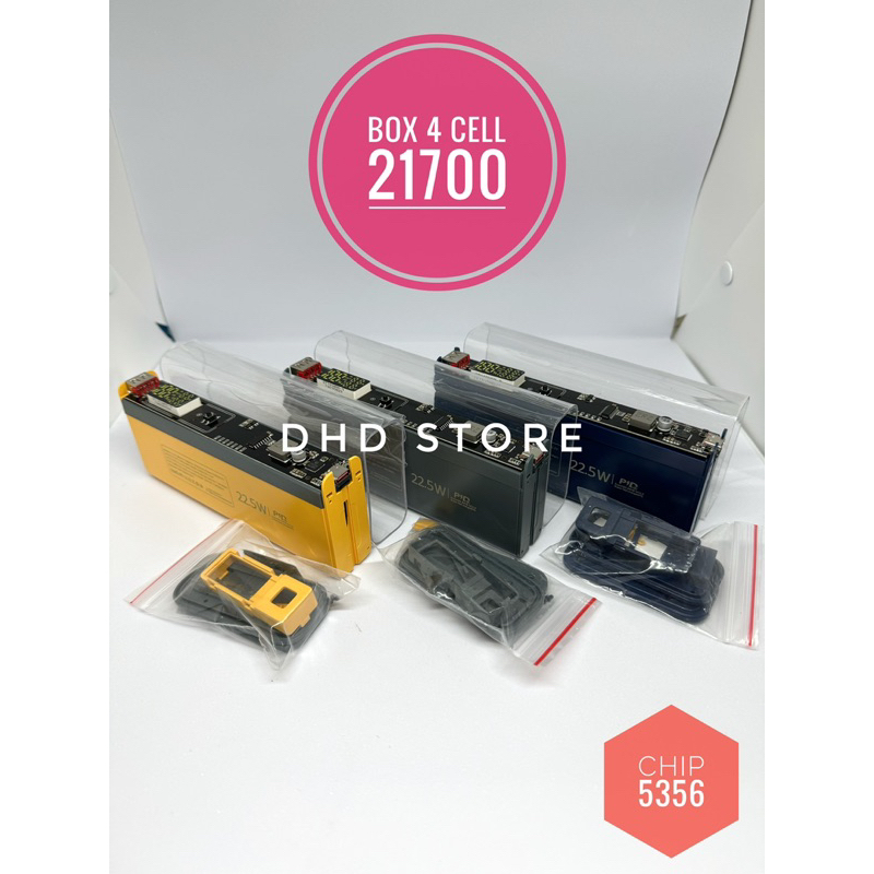 [DHD] Box sạc dự phòng 4 cell 21700 sạc nhanh 22.5W | Shopee Việt Nam