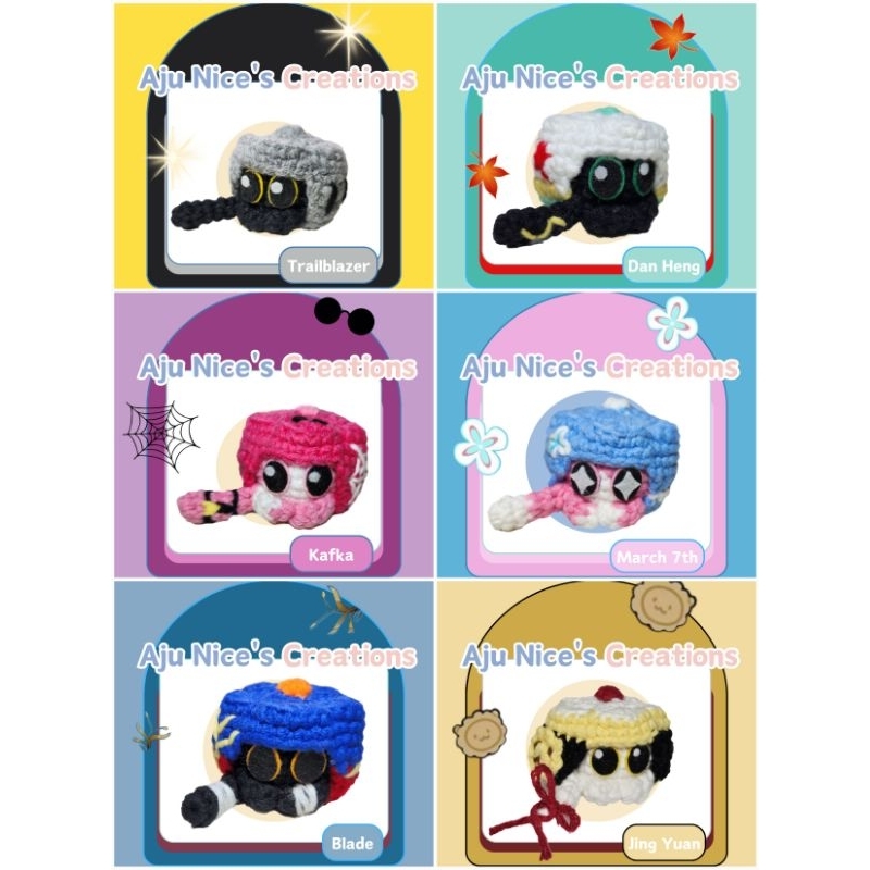 [ORDER 15 NGÀY] Bánh mèo Honkai Star Rail móc len - Amigurumi HSR cat ...