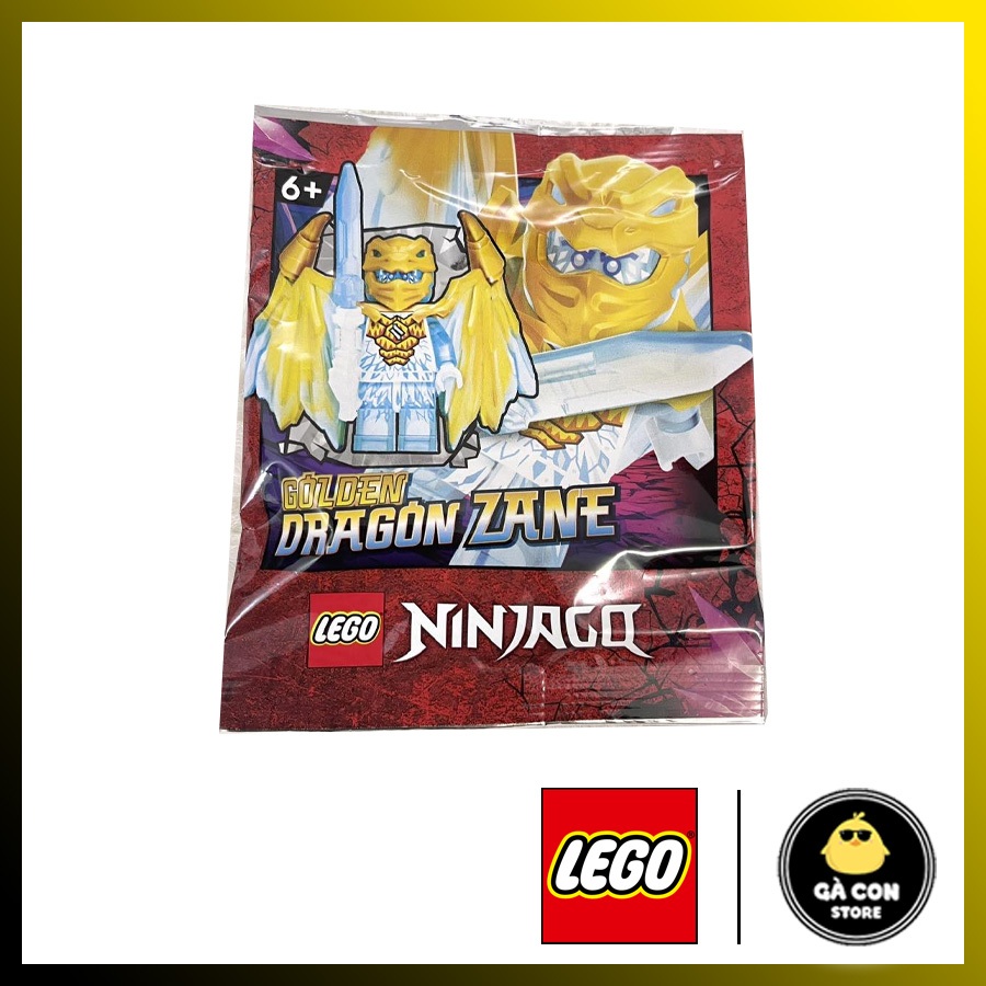 [Tách set và Poly] LEGO NinjaGo Golden Dragons Zane minifigure | Shopee ...