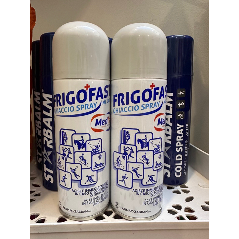 Chai xịt lạnh Frigofast Spray giảm đau bong gân, căng cơ, giãn dây ...
