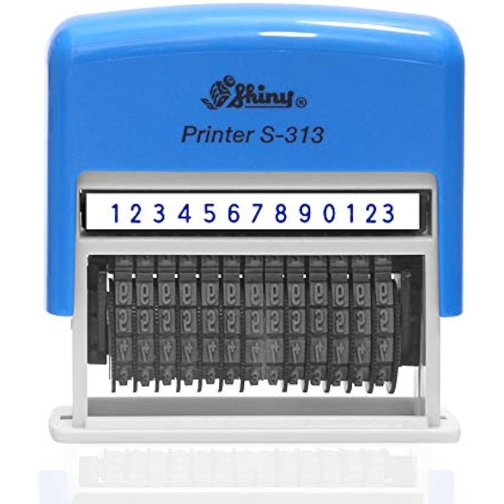 Dấu số xoay 13 số 3mm ( Shiny S313 Number ) Thường được dùng trong các ...