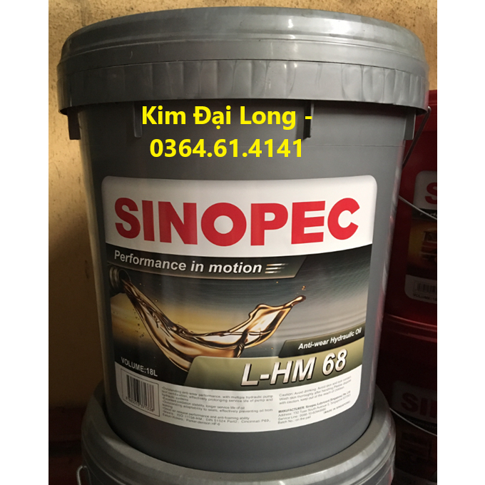 Dầu thủy lực Sinopec L-HM 68 - Xô 18L | Shopee Việt Nam
