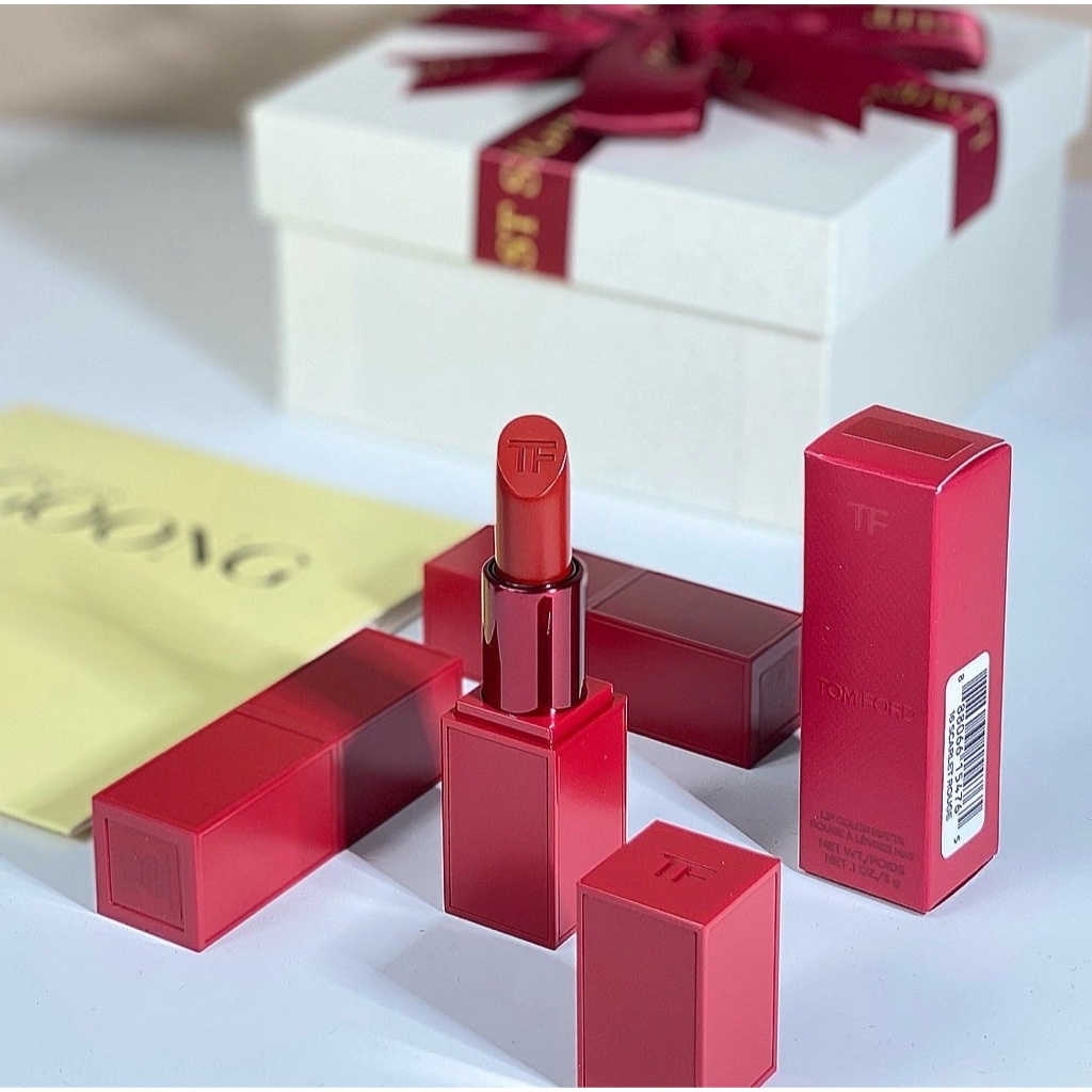 [Fullbox] Son Tom Ford vỏ đỏ bản Limited - Son TF 16 Chính Hãng | Shopee Việt Nam