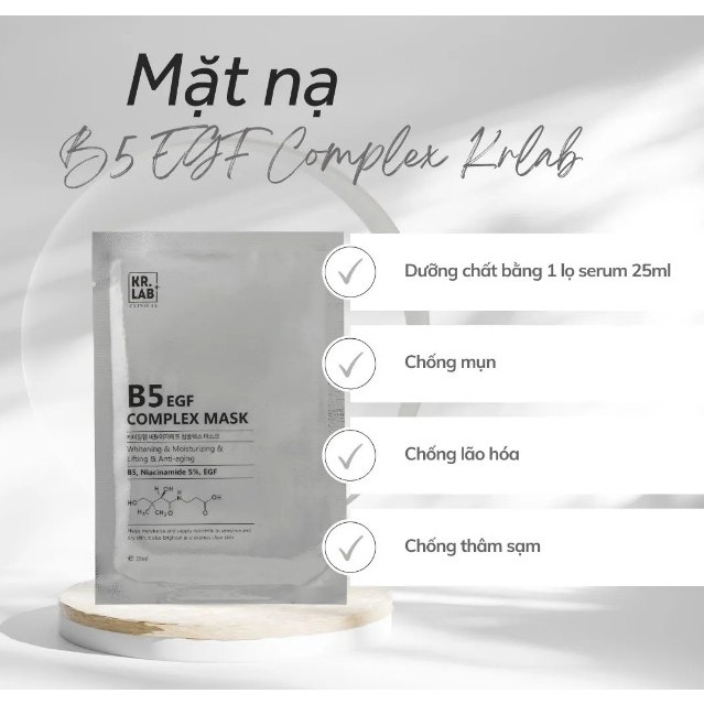 Mặt nạ KR. LAB B5 EGF Complex Mask (25ml) | Shopee Việt Nam