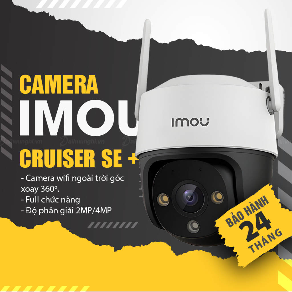 Camera Imou S21FEP/S41FEP Cruiser SE 2MP/4MP Đàm thoại 2 chiều, Có màu ...