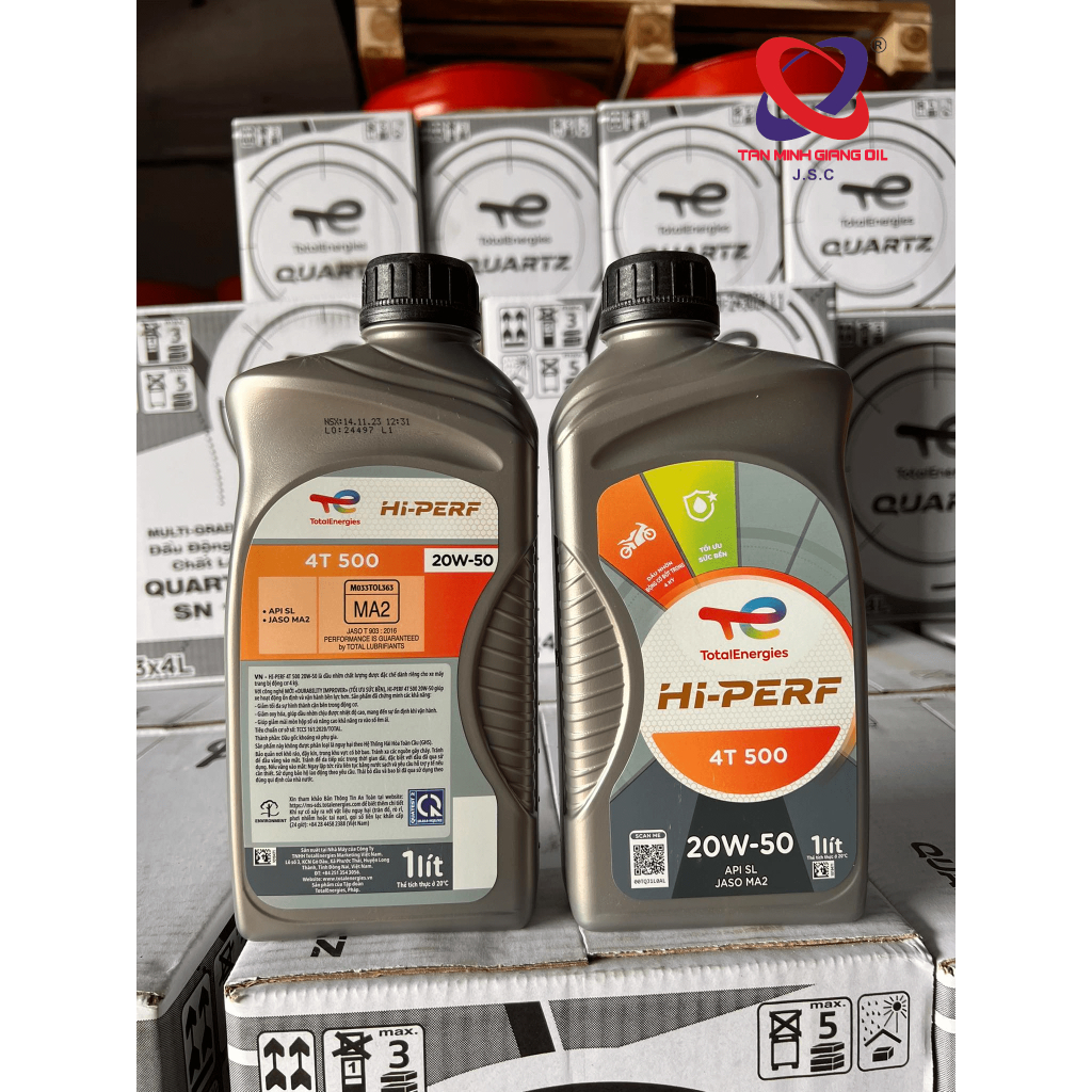 [Chính hãng TotalEnergies VN] Nhớt xe số TOTAL HI PERF 4T 500 20W50 bôi ...