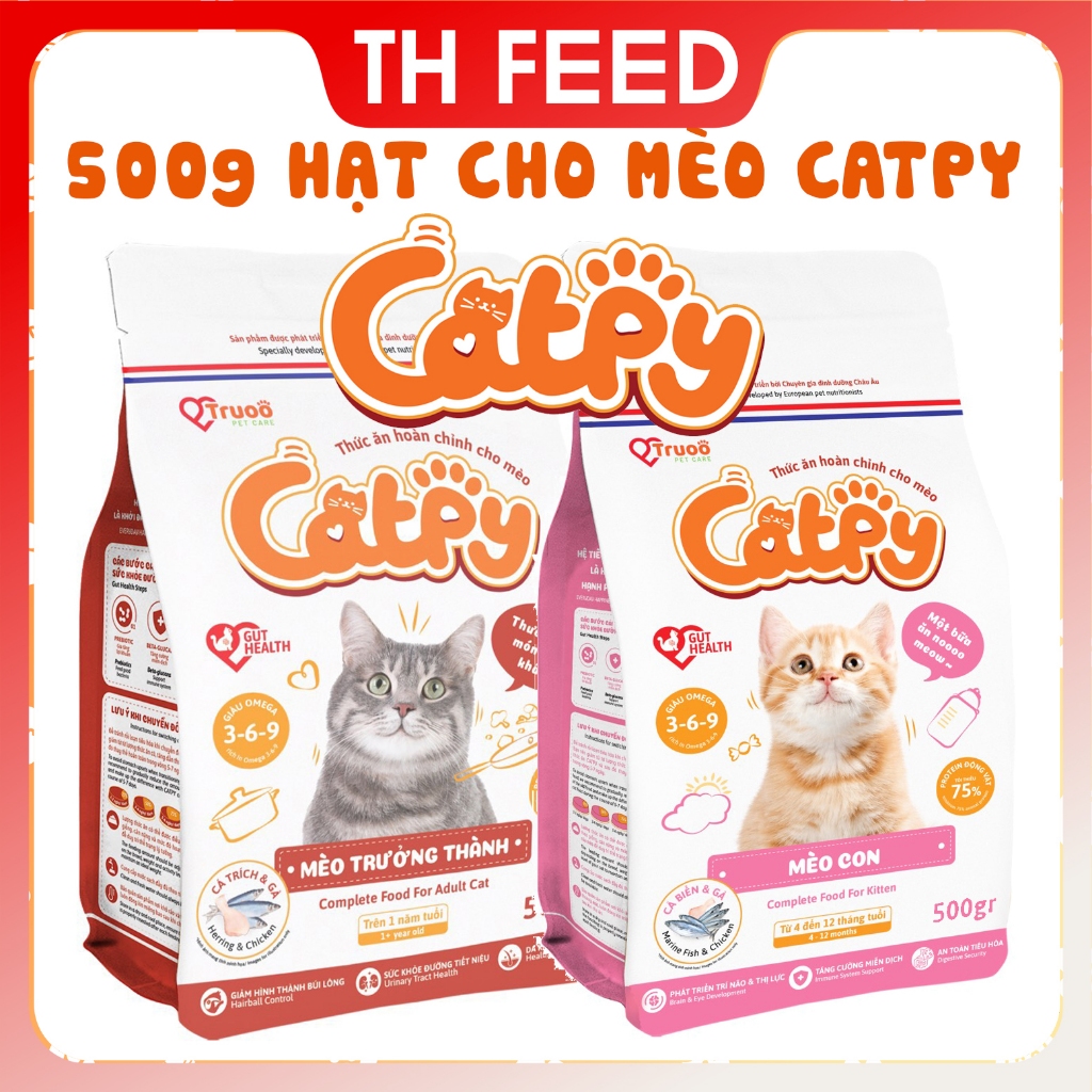 [CHÍNH HÃNG] 500G Thức ăn hạt khô Mèo CATPY - THỨC ĂN HẠT KHÔ HOÀN ...