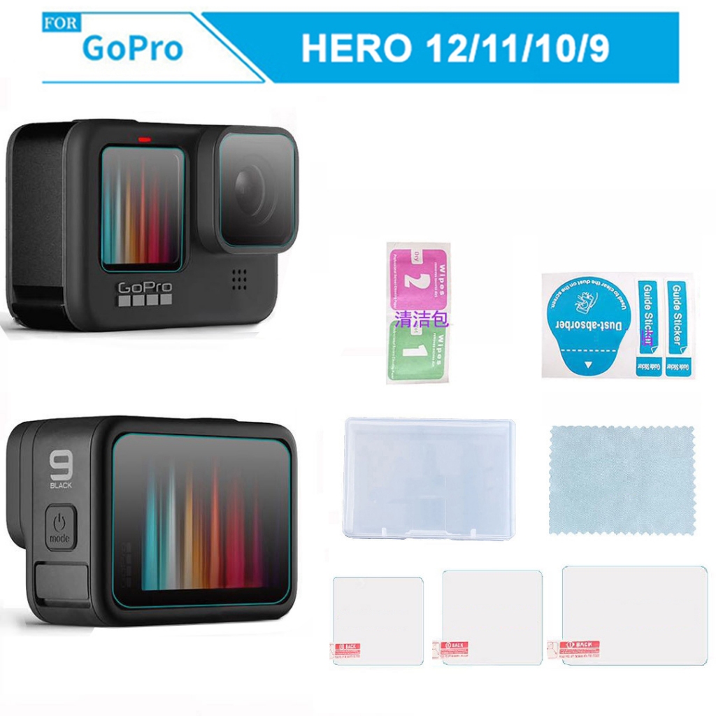 Miếng dán cường lực chống xước màn hình GoPro Hero 9, GoPro Hero 10 ...