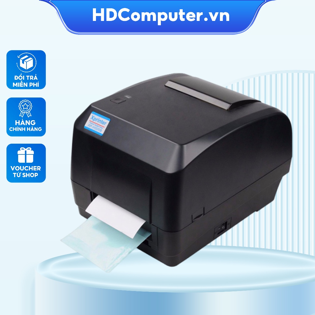 Máy in mã vạch Xprinter XP-H500B | Shopee Việt Nam