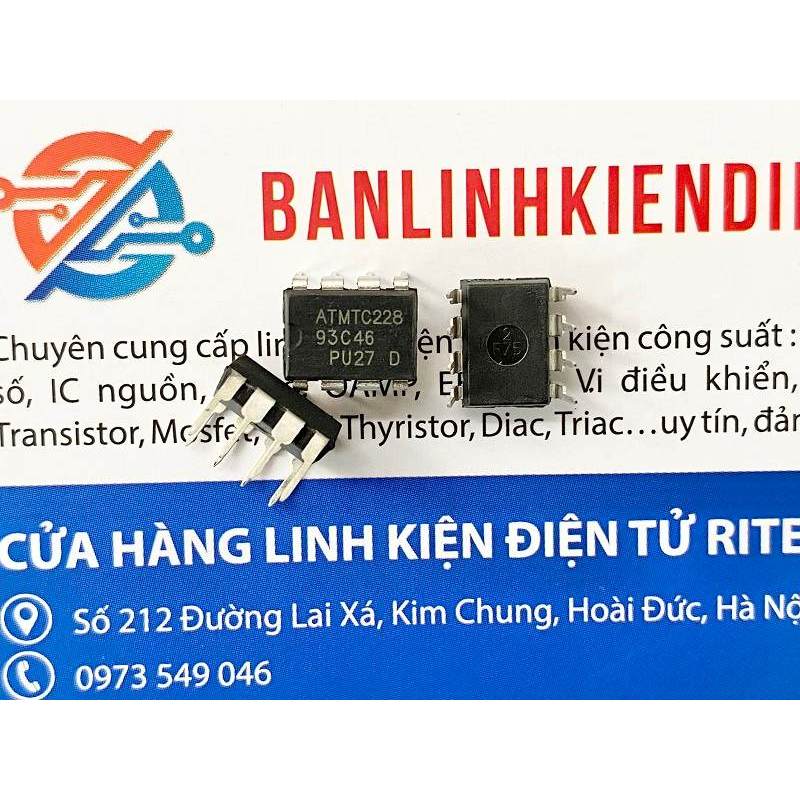 [Combo 3 chiếc] 93C46 AT93C46 IC EEPROM DIP-8 | Shopee Việt Nam