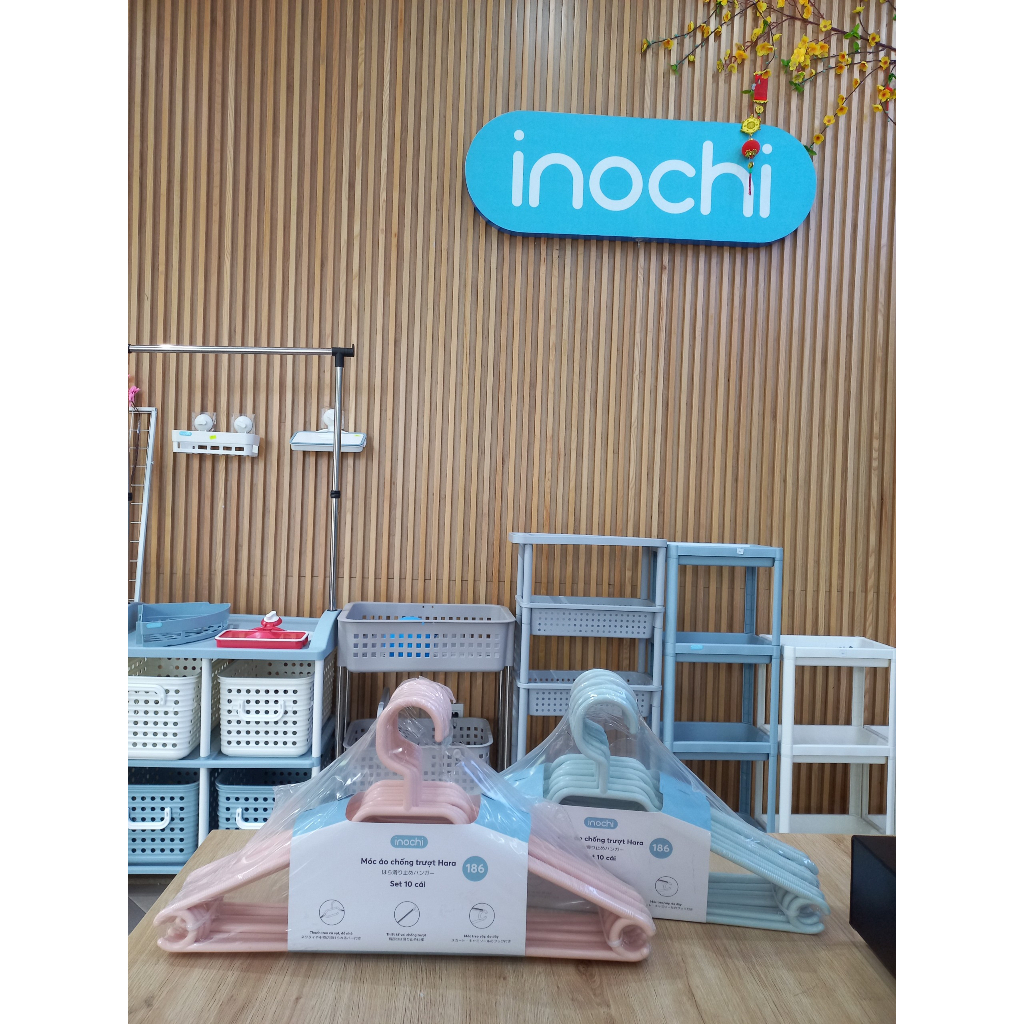 Set 10 móc áo treo áo quần người lớn tiêu chuẩn Nhật, tiện dụng, đa ...