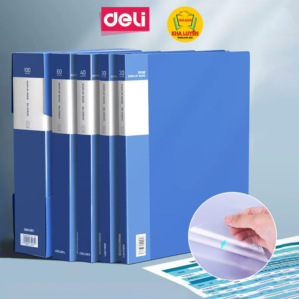 Bìa Lá / File Lá Deli/ Dụng Cụ Đựng Tài Liệu Hồ Sơ,Lưu Trữ Giấy Tờ Văn ...