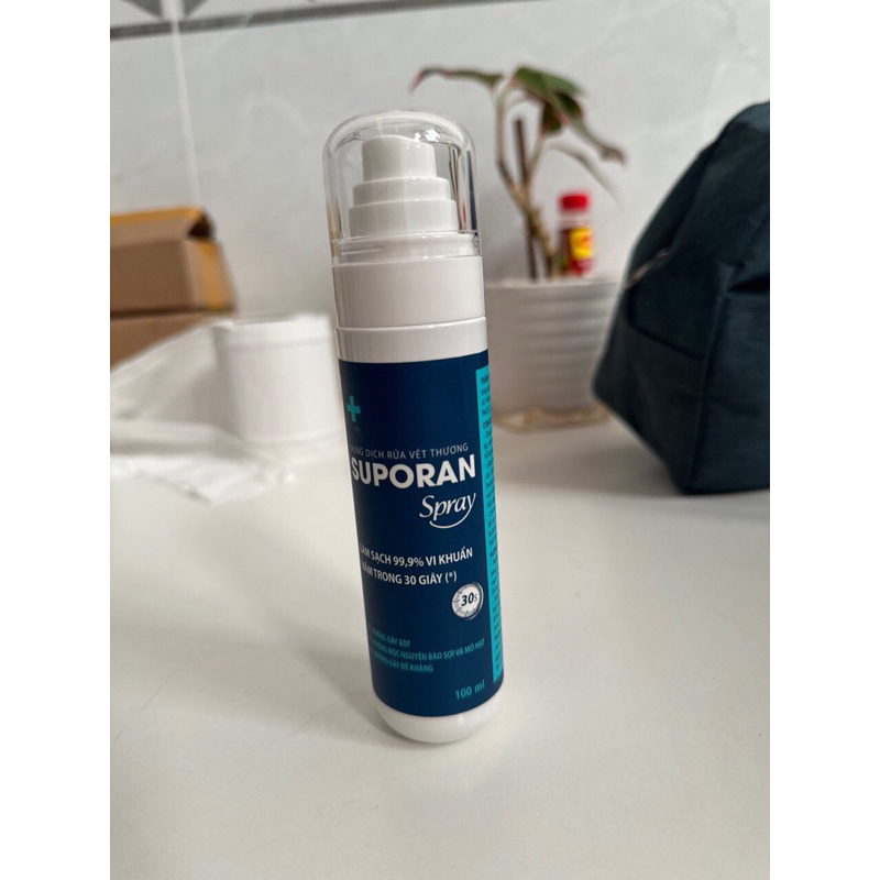 Dung dịch sát khuẩn Suporan chai xịt 100ml | Shopee Việt Nam
