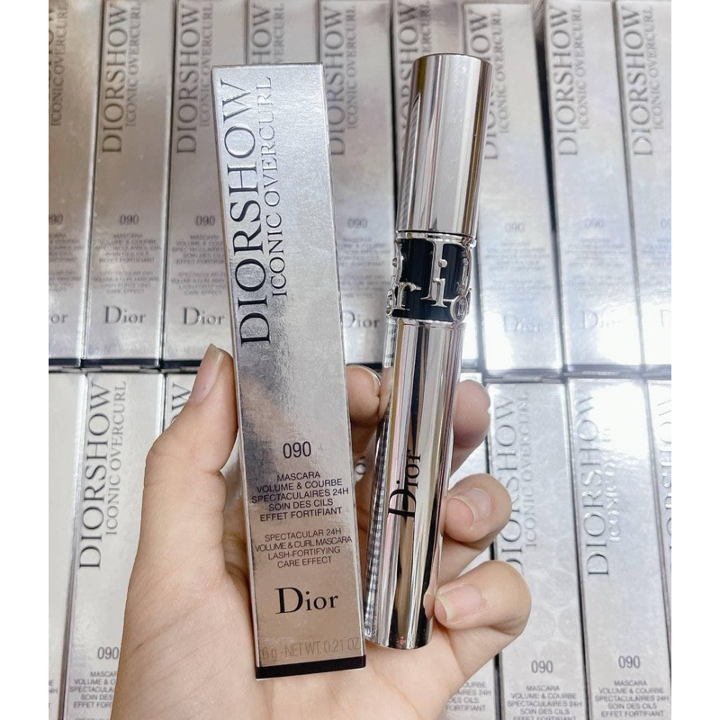 [CHÍNH HÃNG] Mascara chuốt mi Dior Iconic Overcurl 090 Noir Black | Shopee Việt Nam