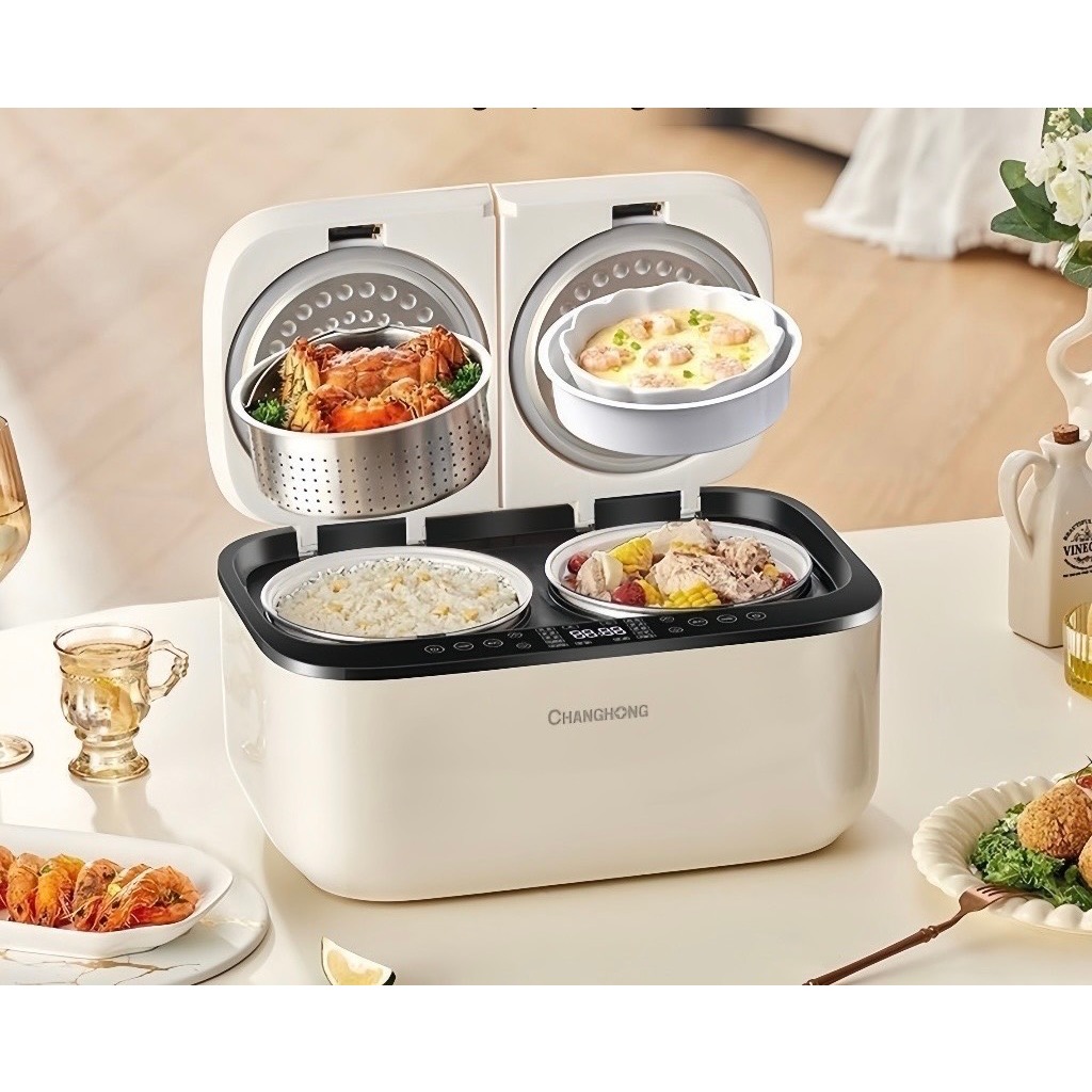 Nồi Cơm Điện Hai Ngăn Nồi Cơm Điện Đôi Đa Năng Mới Cao Cấp | Shopee ...
