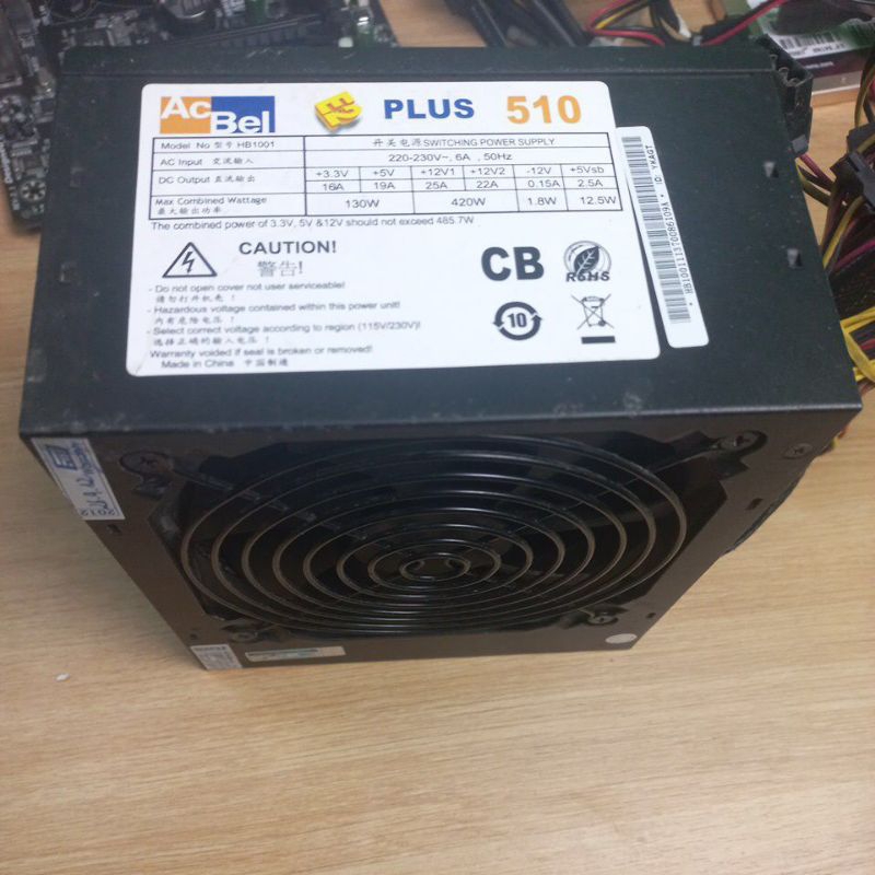 Nguồn máy tính cũ Hunt Key, Ac bel, Cor sair, Coo ler Mas ter,Xig matek Nguồn PC công suất thực ...