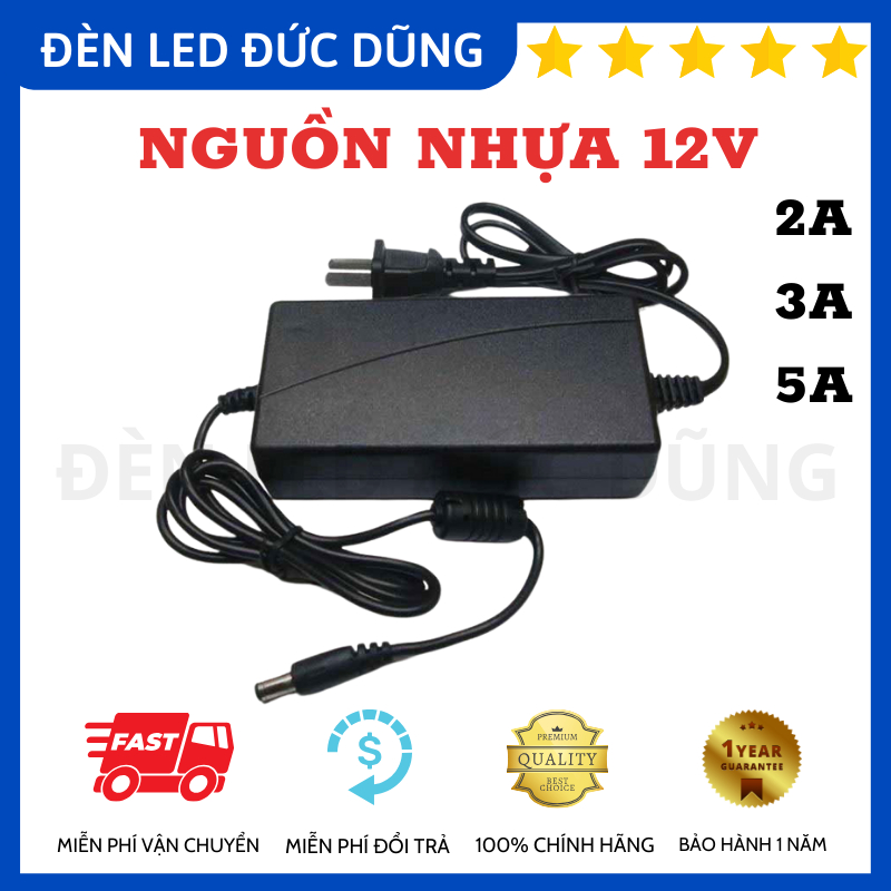Nguồn Adapter 12V 2A - 3A - 5A ( Bảo Hành 6 Tháng ) | Shopee Việt Nam