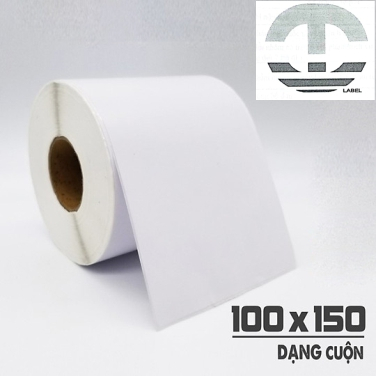 Giấy in nhiệt label 100x150 - Giấy in tem A6 Cuộn 350 tem | Shopee Việt Nam