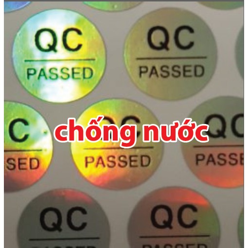 TEM QC PASS DECAL 7 MÀU - CHỐNG NƯỚC | Shopee Việt Nam