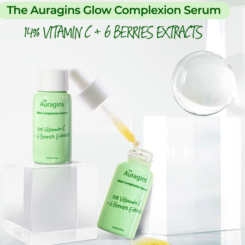 Tinh Chất The Auragins Glow Complexion Serum 14% Vitamin C 15ml ...
