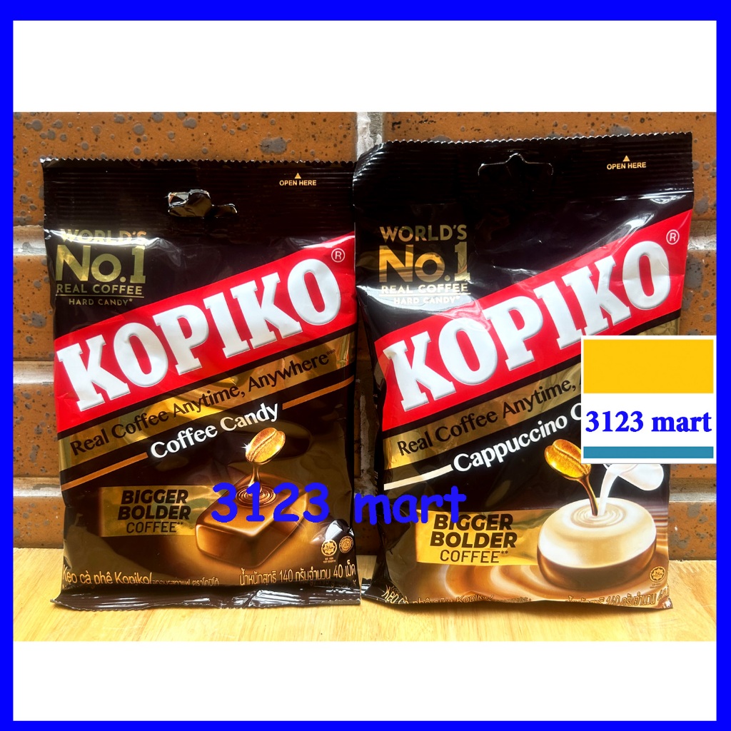 (hsd 02,03/2026) Kẹo cà phê cafe KOPIKO nhập khẩu Indonesia gói 140g (40 viên) đủ vị | Shopee ...